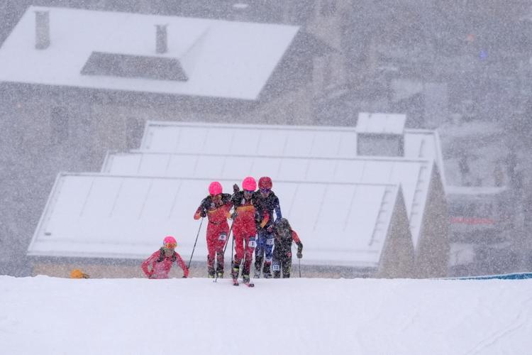Ski mountaineering makes Olympic debut on snowy day as Marianne Fatton ...
