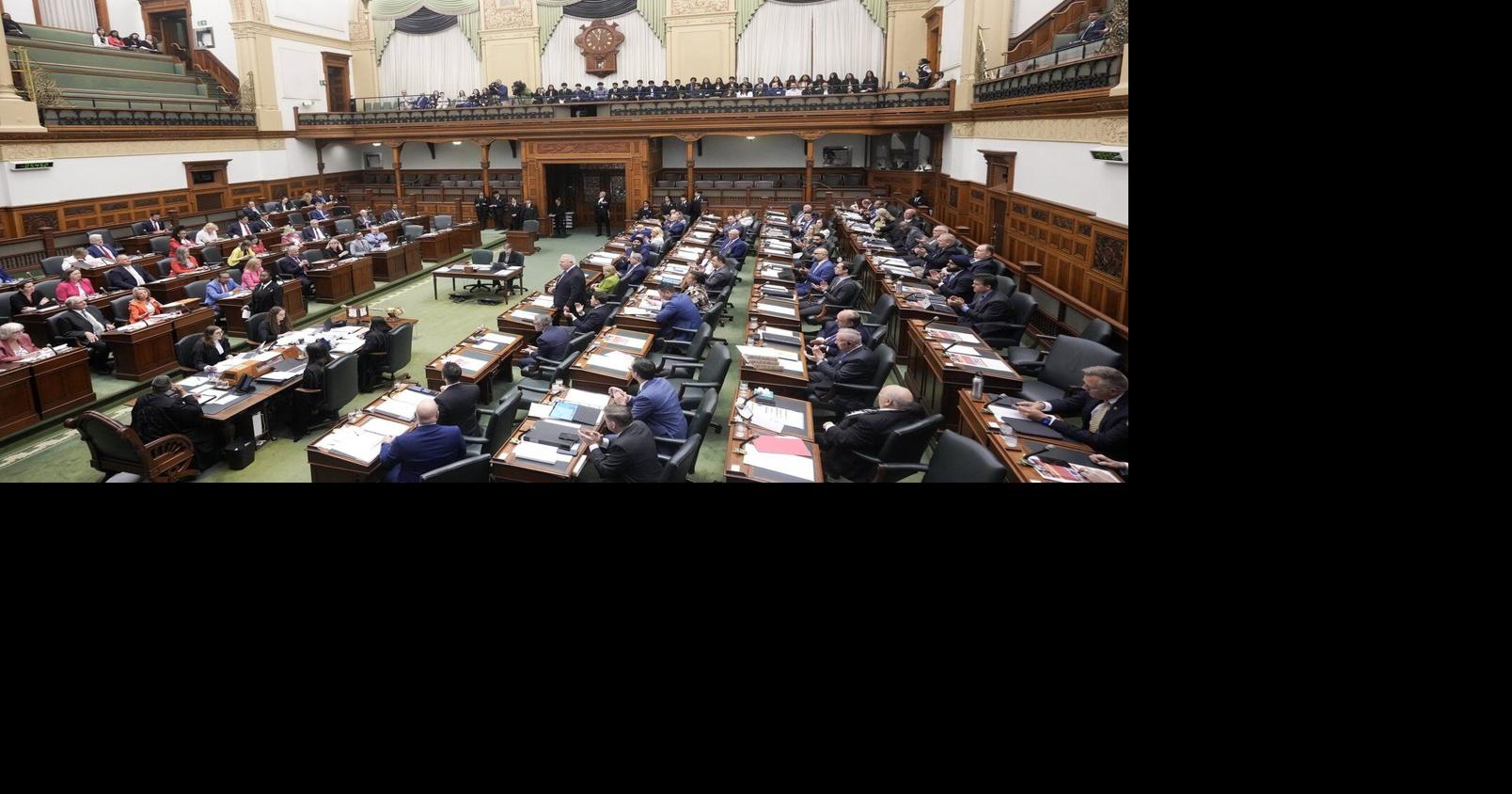 Ontario legislature to rise for 21-week break following short session
