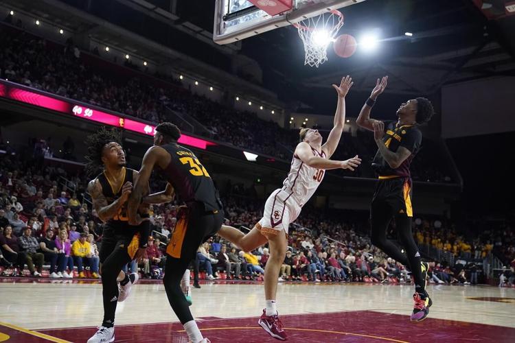 Ellis scores 28 as USC beats Arizona State 68-65