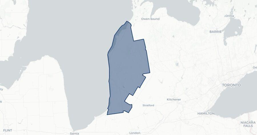 Huron—Bruce live federal election results