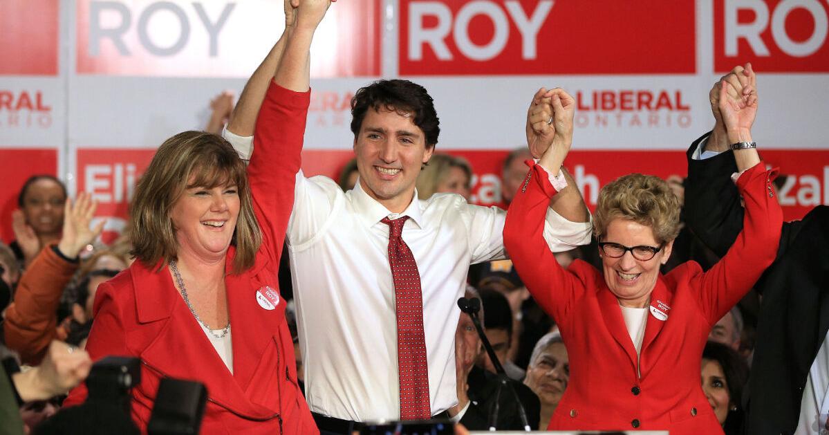 Trudeau greeted by loud music, chicken wings, Liberals at byelection rally