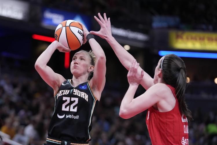Caitlin Clark rallies Fever past Liberty 83-78 with first triple-double ...