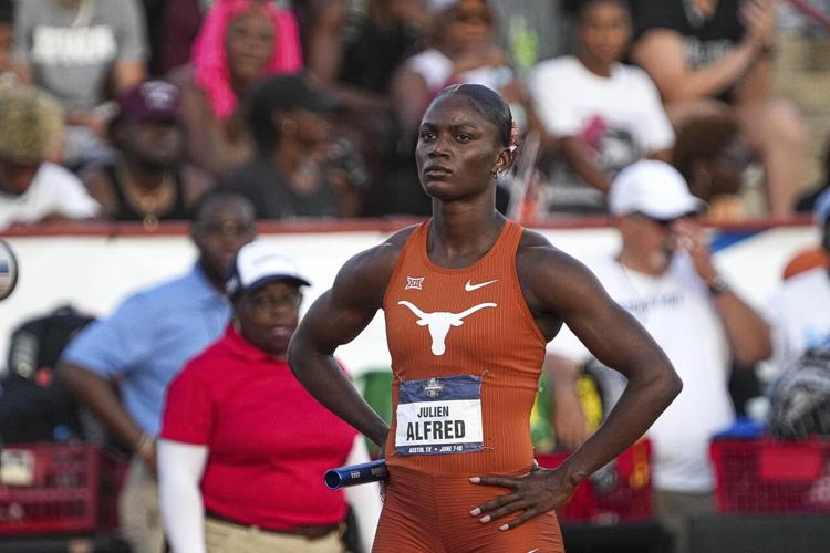 Julien Alfred wins 100, 200 as Texas women take title at NCAA outdoor ...