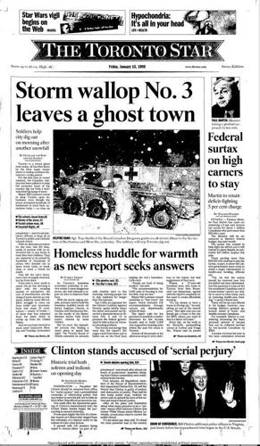 25 years ago, Toronto called in the army to clean up snow