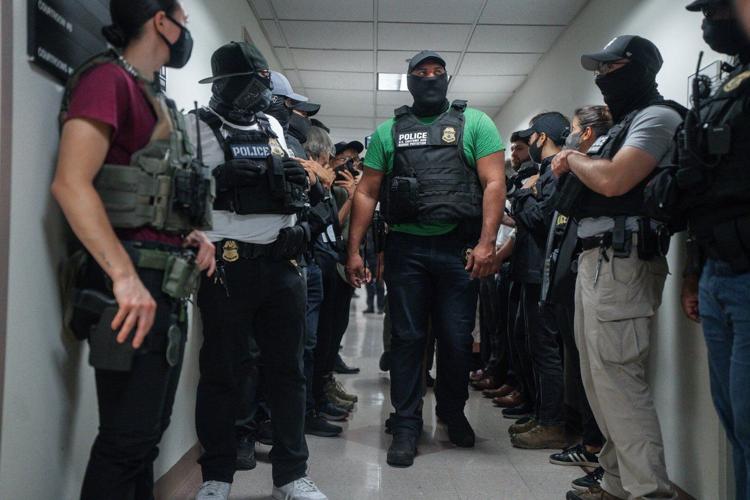 States seek to unmask federal immigration agents -- and their own police