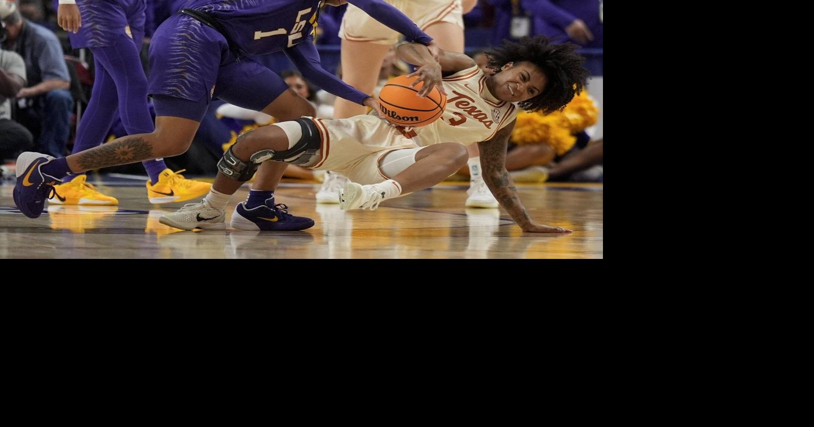 Booker leads No. 1 Texas past No. 9 LSU 56-49, setting up rematch with ...