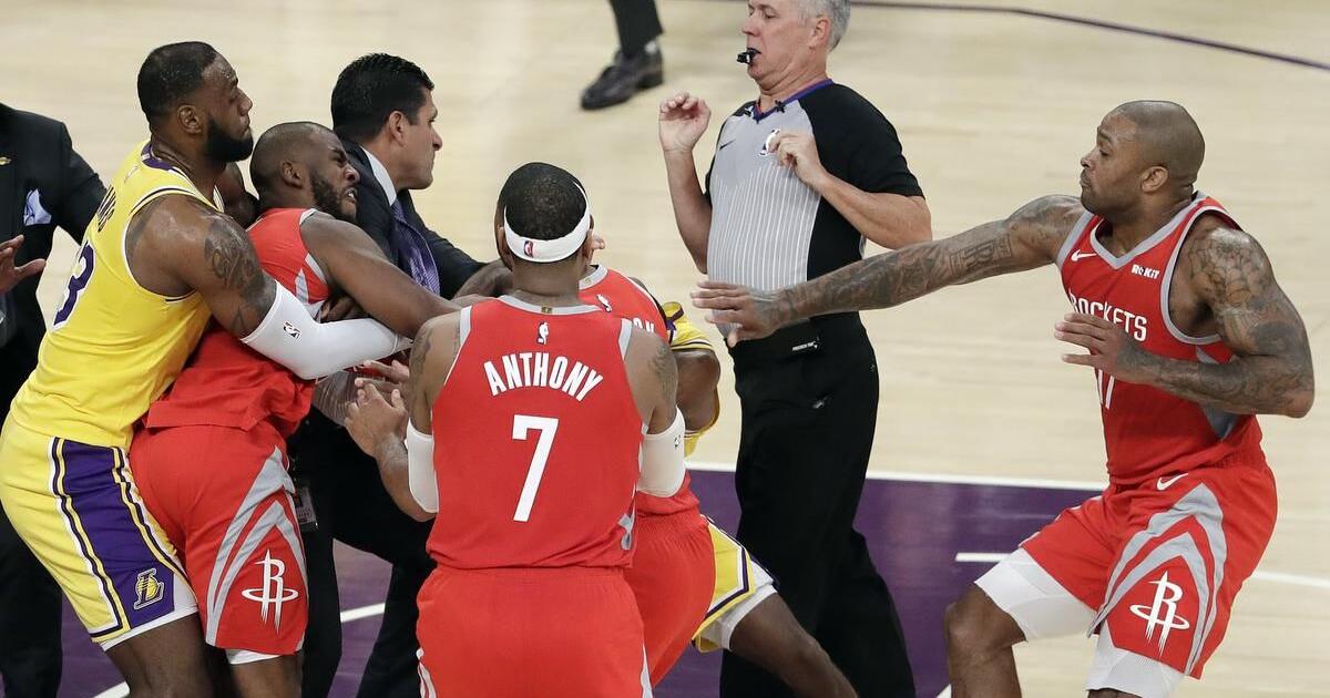 Ingram, Rondo, Paul suspended after Lakers-Rockets scrap