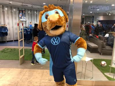 Halifax’s HFX Wanderers introduce mascot Rover, a big-nosed Bluenoser