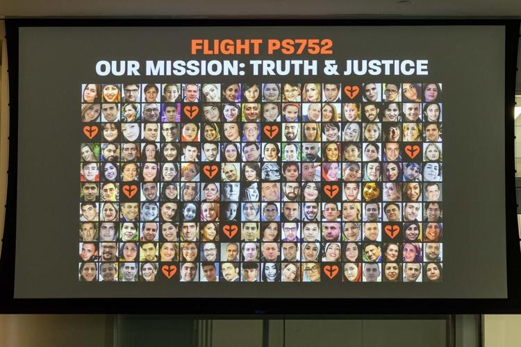 Families of victims of downed Ukraine Airlines Flight 752 plane applaud ...