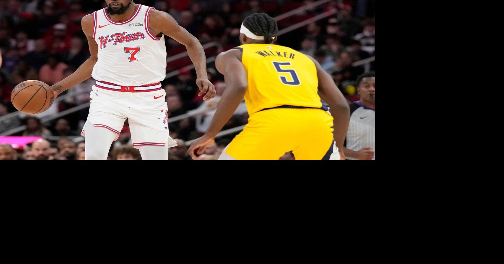 Kevin Durant's 30 points power Rockets to 126-119 win over Pacers