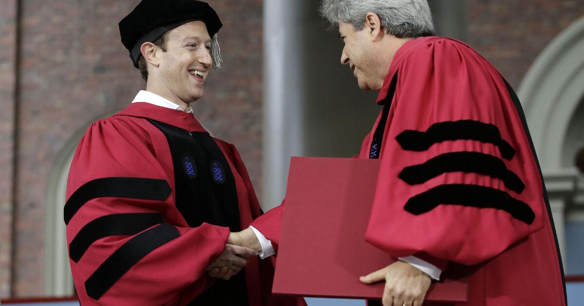 Mark Zuckerberg finally graduates — 12 years after quitting Harvard