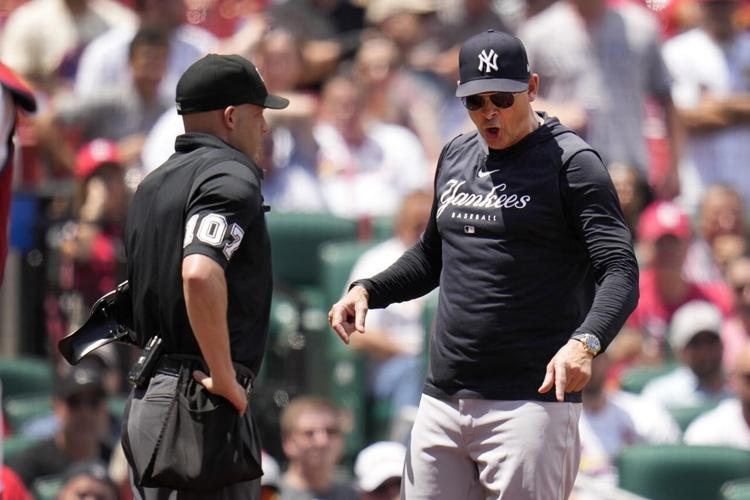 Yankees manager Aaron Boone ejected for 5th time this season