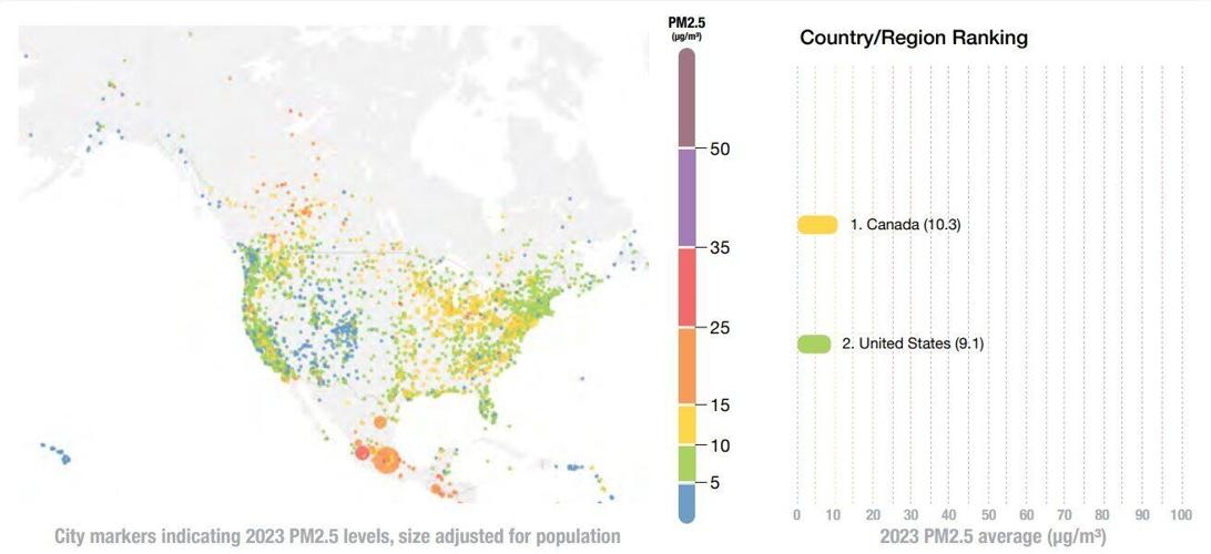 Canada more polluted than U.S. for first time, report finds