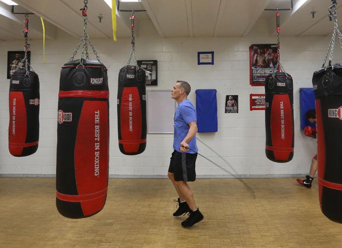 Middle-aged boxer hoping to prove the grey matters