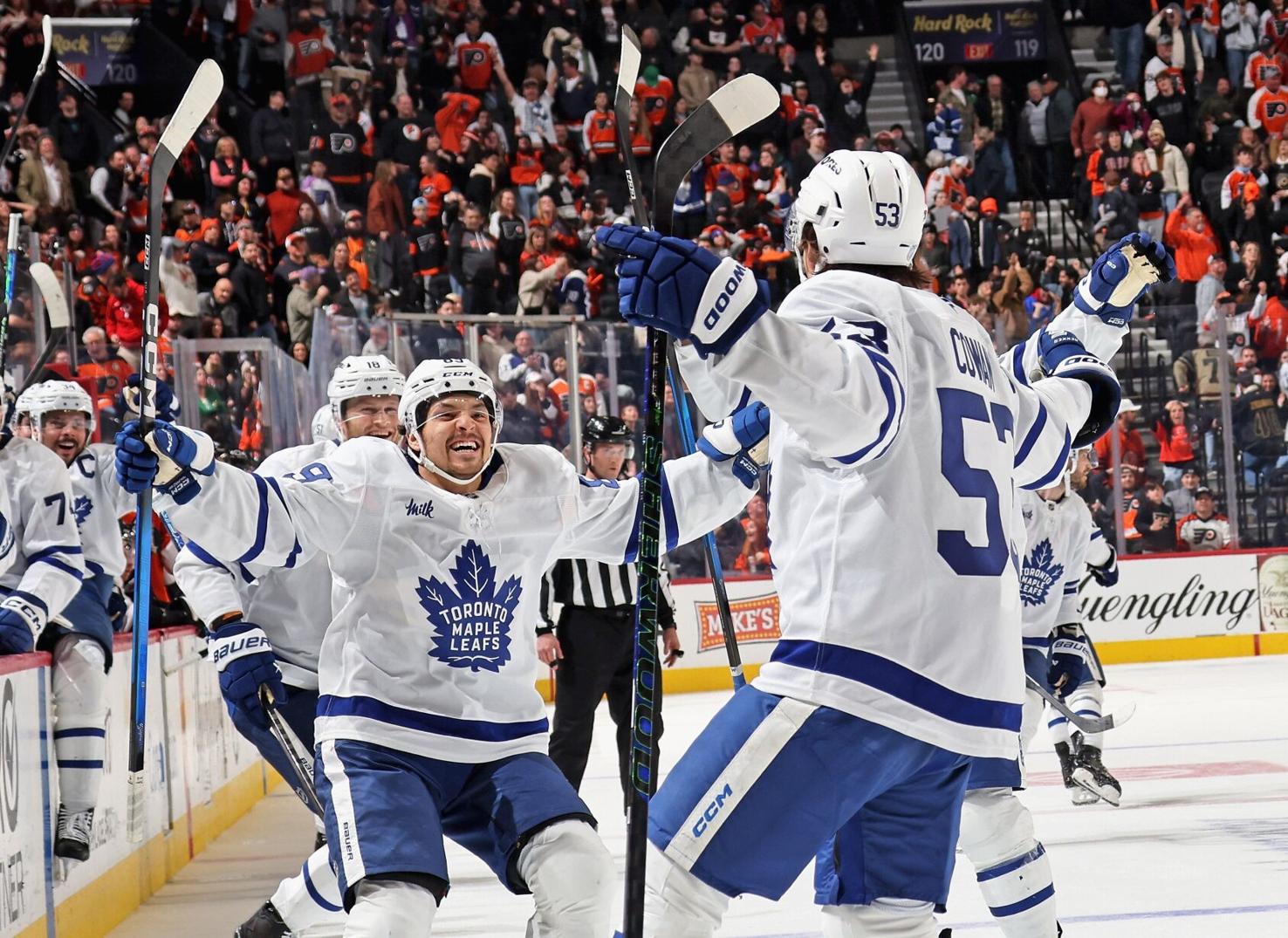 Maple Leafs vs. Flyers: Laughton shows you can go home again
