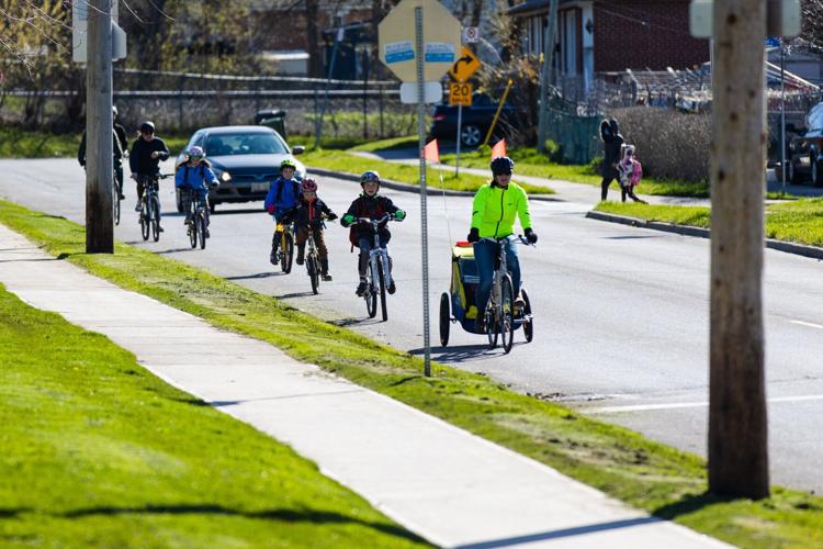 Most students in Toronto are driven to school. Enter the bike bus, a ...