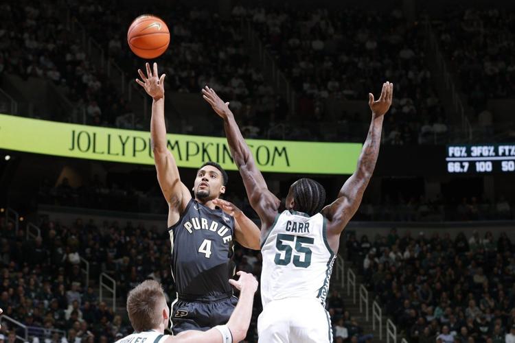 No. 14 Michigan St beats No. 13 Purdue 75-66, pulls within half-game of ...
