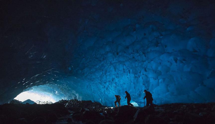 Walking beneath the ice on B.C.’s Pemberton icefield