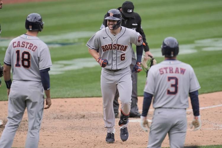 Astros batter A’s 9-2 to complete four-game sweep