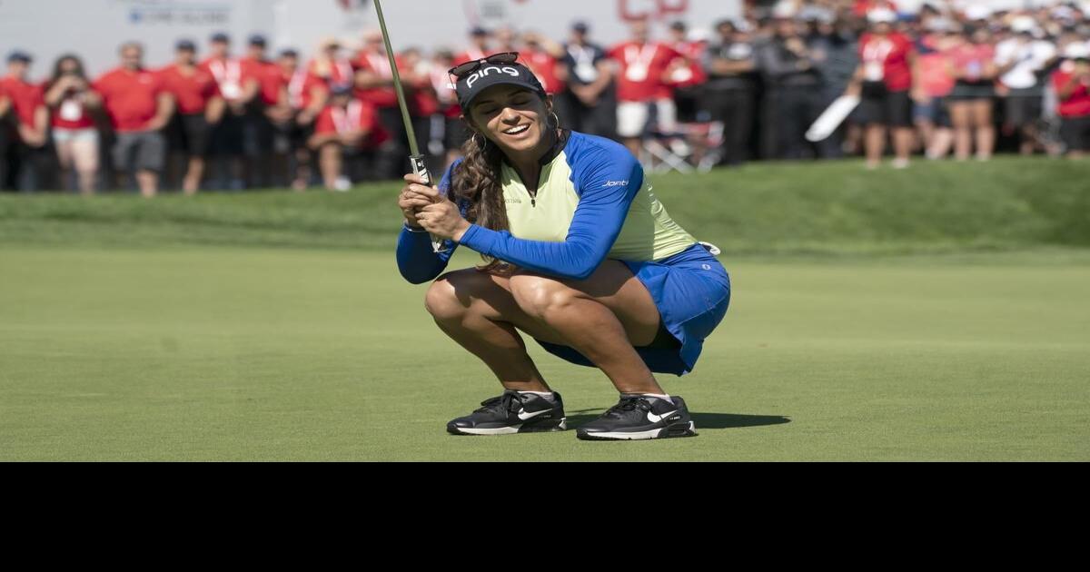 South African golfer Paula Reto wins in Canada, with a little Canadian help