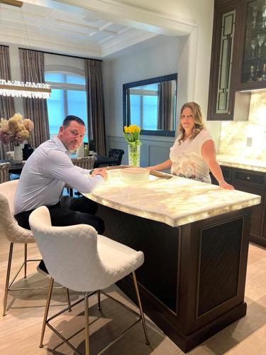 Zeppieri home has the sunken family room dad fought hard for