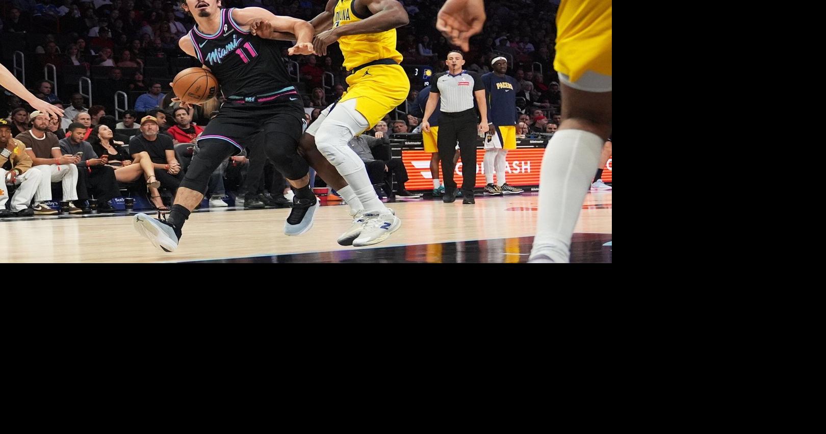 Heat run away in 4th quarter and beat Pacers 142-116 to hand Indiana ...