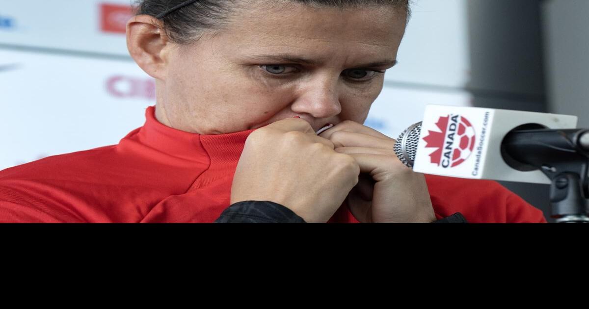 Christine Sinclair kicks off farewell tour — like it or not