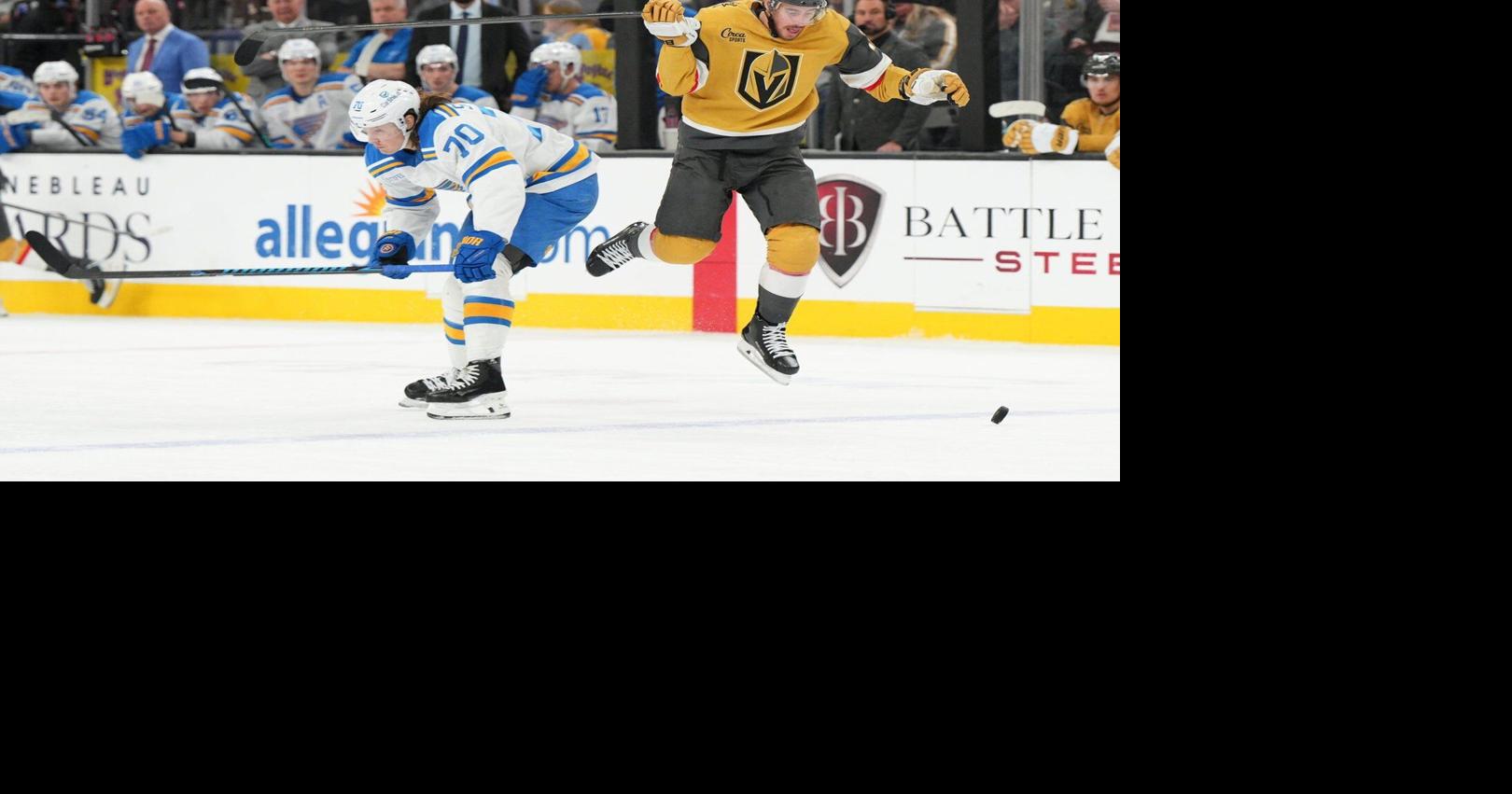 Marner, Stone lead Golden Knights to 4-2 win over Blues