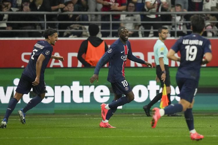 French leader PSG drops its first points after 1-1 at Reims