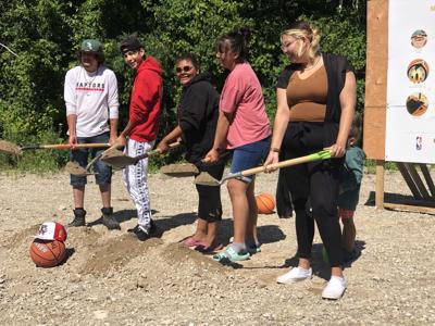 Sheguiandah First Nation celebrates the creation of a new basketball court