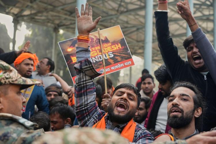 Protest erupts in India's capital city over lynching of Hindu man in ...