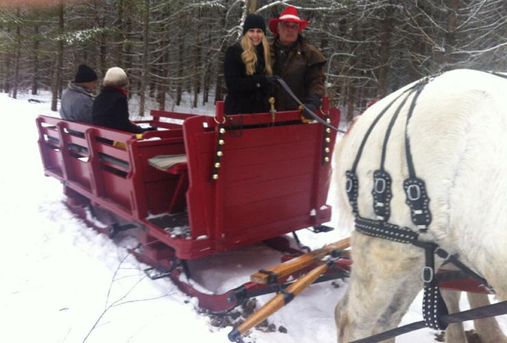 Sleigh ride in Canada brings joy to Kiwi reporter