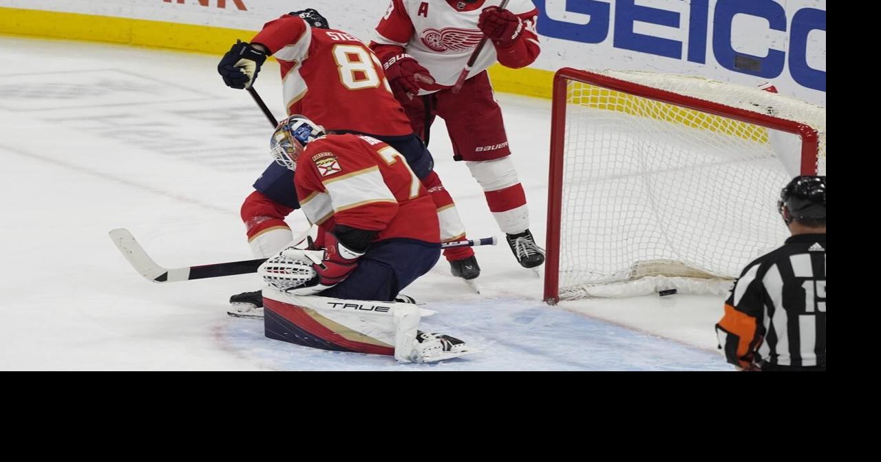 Dylan Larkin's overtime goal lifts Red Wings over Panthers 3-2