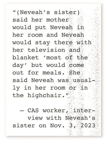 'Neveah was failed': Rare access reveals haunting details about the ...