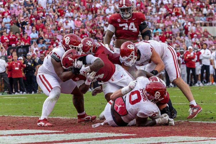 No. 11 Oklahoma travels with its defense again and upsets No. 4 Alabama ...