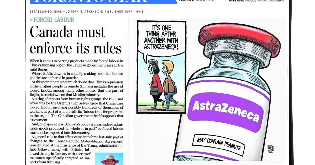 Vaccine ‘envy’ and editorial cartoons mocking AstraZeneca prompt reader ...