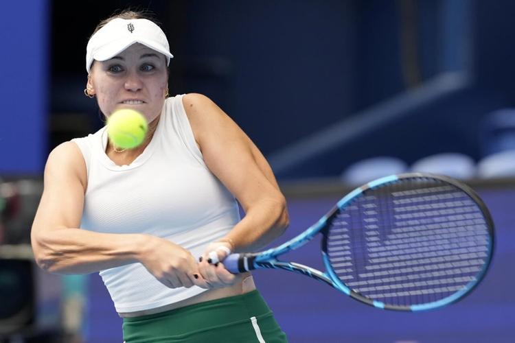 Former Australian Open champion Sofia Kenin advances to the WTA ...