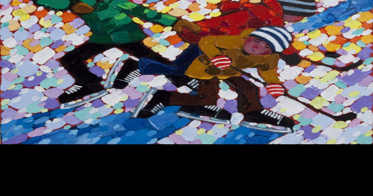 Bill Brownridge, hockey art legend, makes his Toronto debut