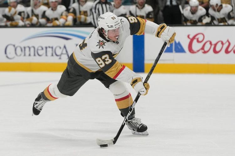 Hertl scores twice in 5-point game, Golden Knights beat Sharks 7-2 for ...