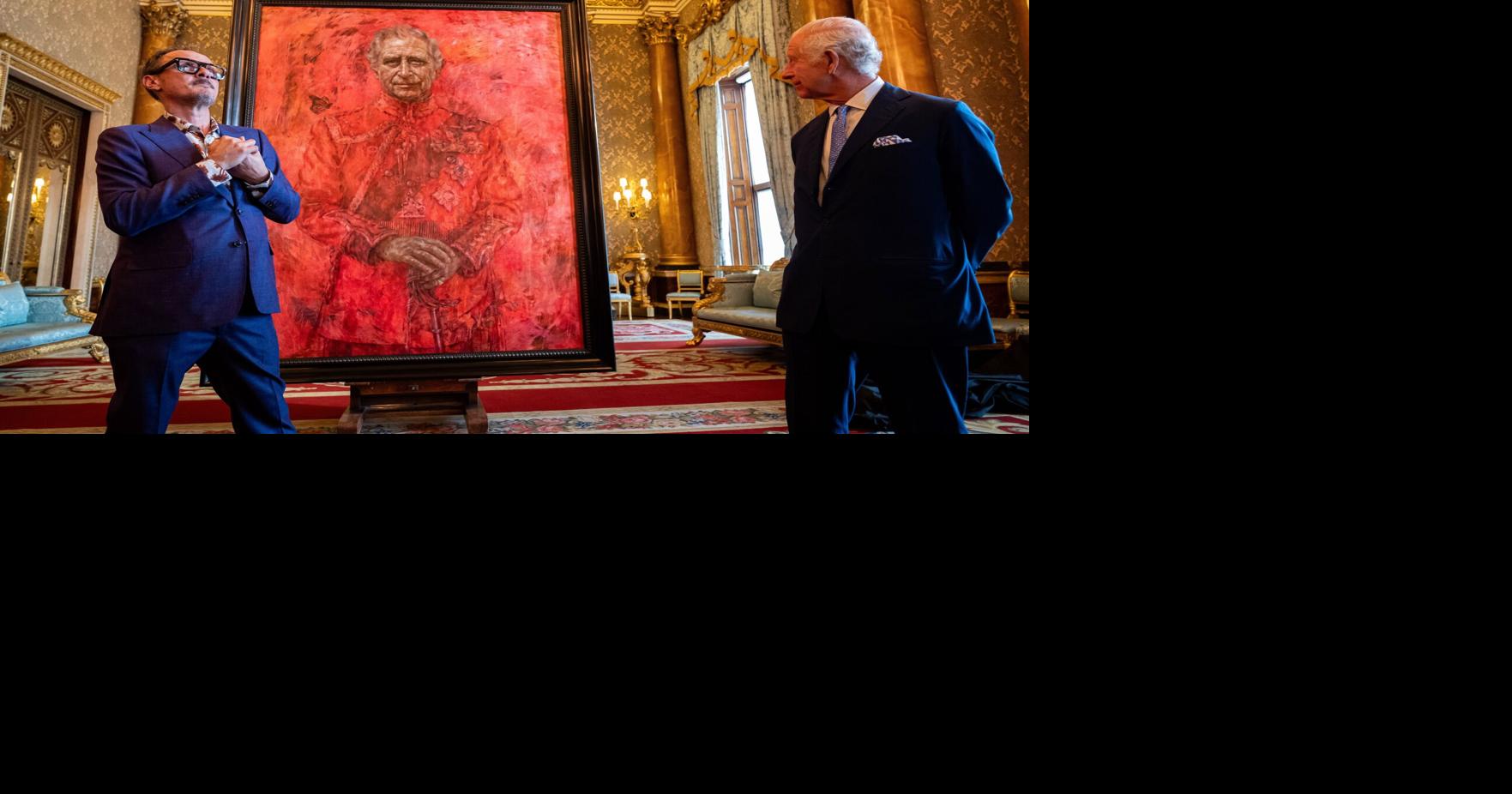 King Charles III unveils his first official portrait since his coronation
