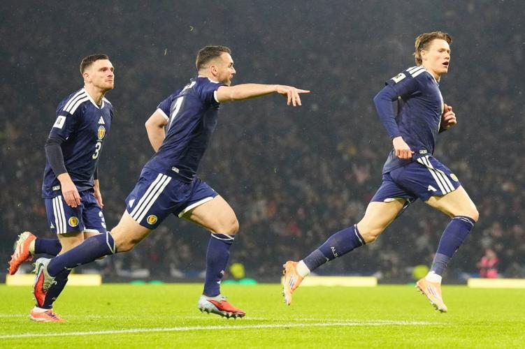 Scott McTominay scores bicycle kick goal for Scotland in key World Cup ...