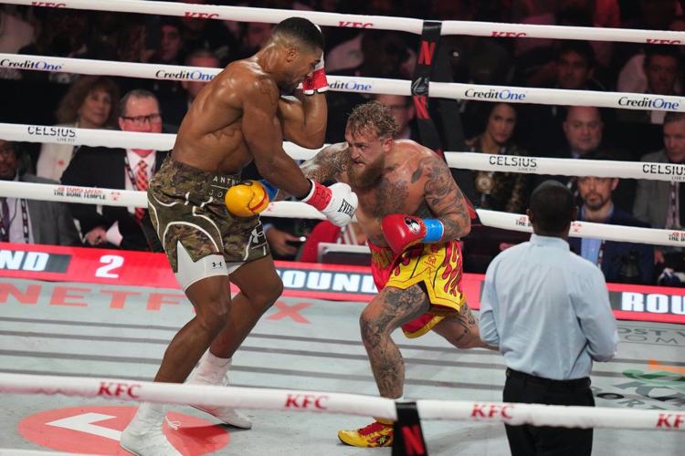Anthony Joshua knocks out Jake Paul in 6th round to win heavyweight fight
