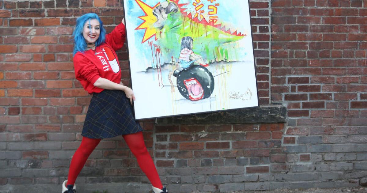 Lora Zombie and her lively art