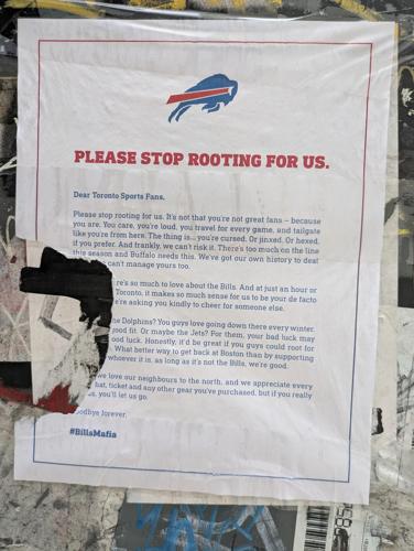 Buffalo Bills fan wants Toronto to stop cheering for the team