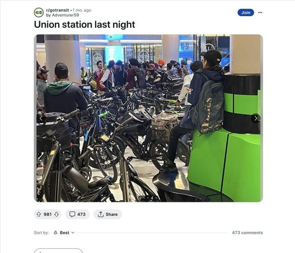 GO Transit scrambles to adapt to food delivery cyclists