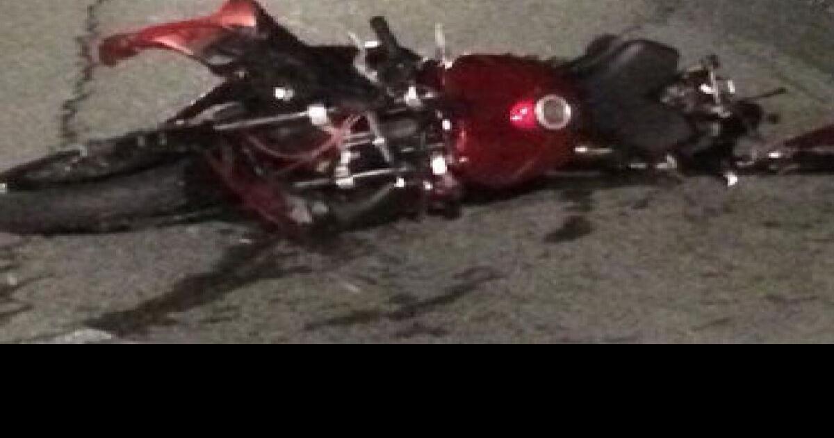 Two collisions, each involving a motorcycle, leave motorcyclist dead