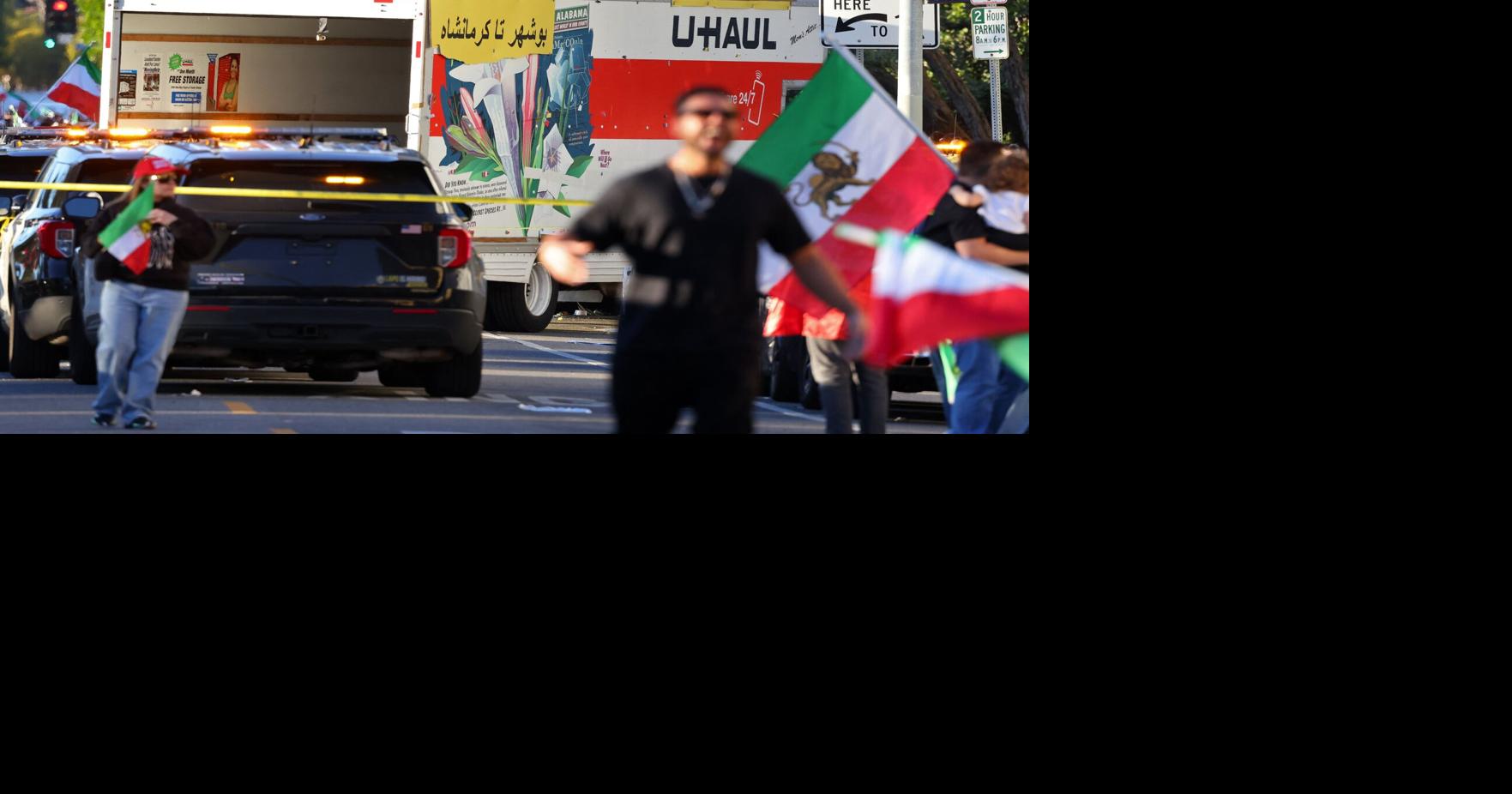 Man accused of recklessly driving U-Haul into Iran protest in Los ...