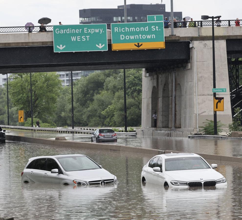 Live updates: Widespread flooding across Toronto; DVP closed