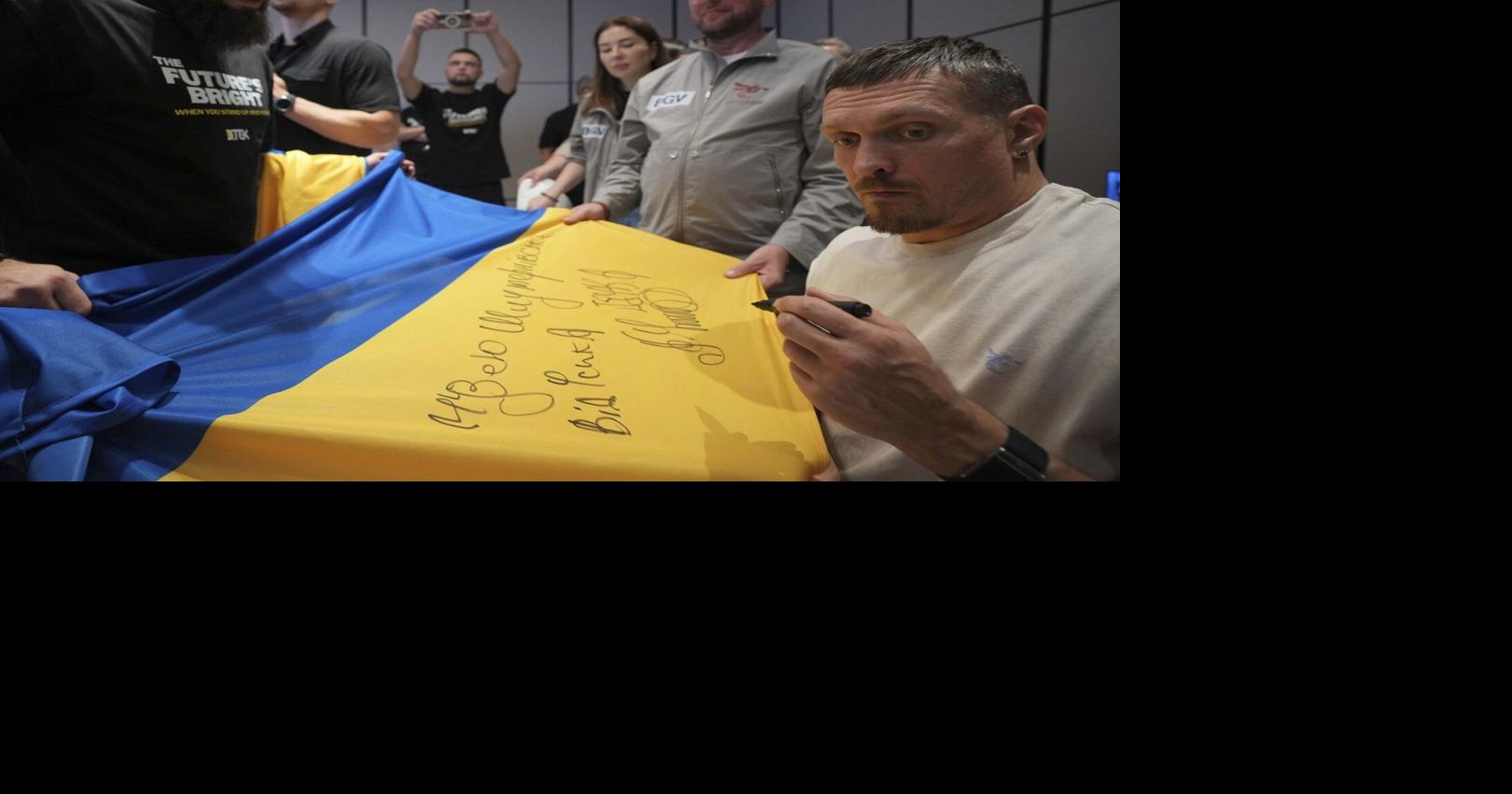 War veterans go from Ukraine front lines to Wembley ringside for Usyk's ...