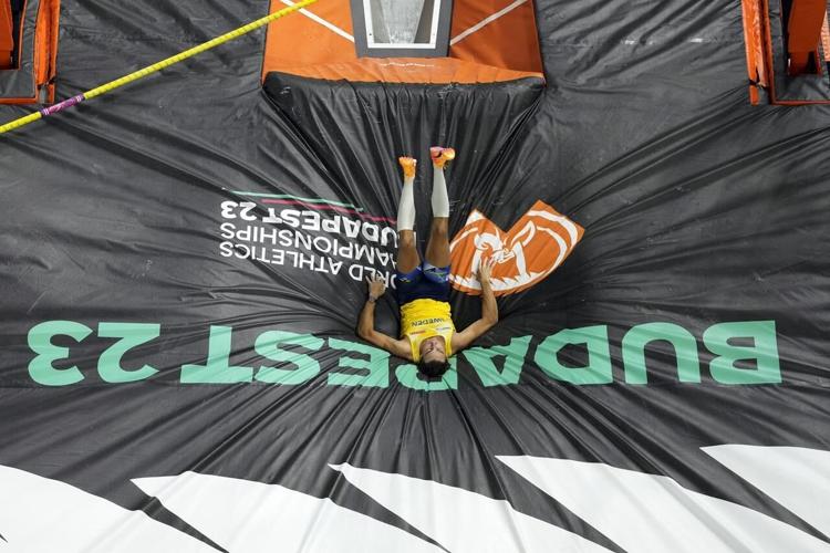 Swedish pole vaulter Armand Duplantis defends title at world championships